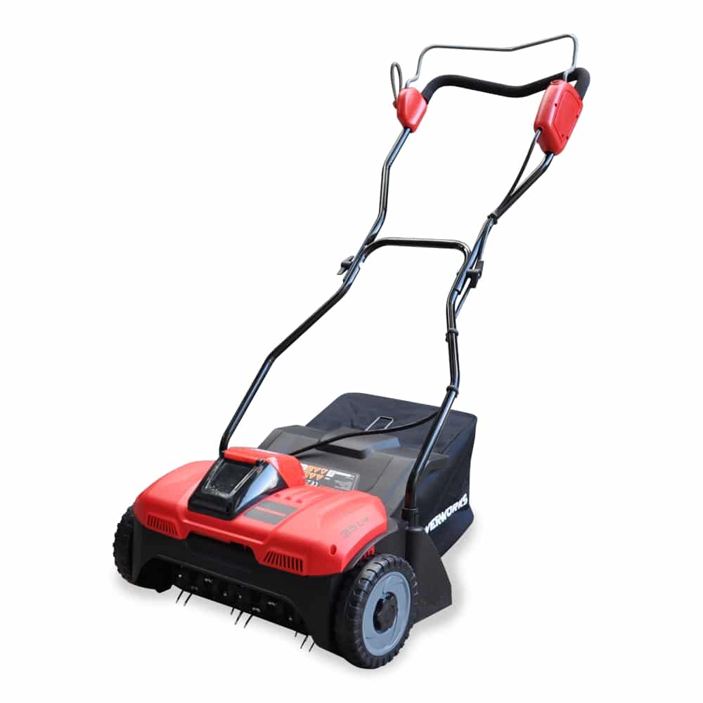 Dethatcher Scarifier Powerworks 14 Cordless RocwooD