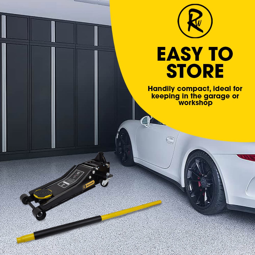 RocwooD 3 Ton Trolley Jack Low Profile - RocwooD